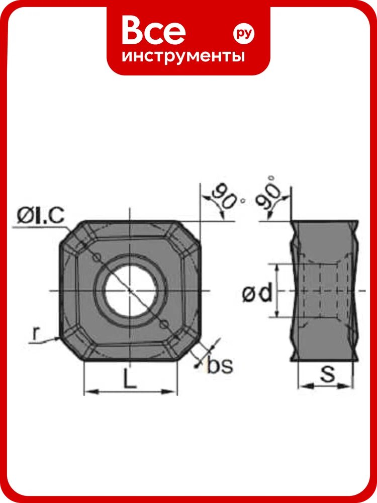 Пластина SNEG1506anr-e YBG205, 10 шт ZCC-CT 00001228165