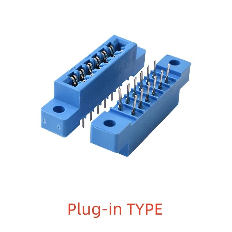 Разъёмы для печатных плат 805 золотые 2x15P, 10PCS, Plug-in type