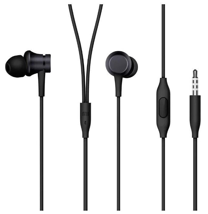 Проводные наушники Xiaomi Mi In-Ear Headphones Basic Черный mini jack 3.5 mm, Bluetooth