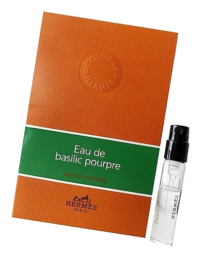 Сэмпл одеколона Hermes Eau De Basilic Pourpre 2 мл унисекс / Пурпурный Базилик