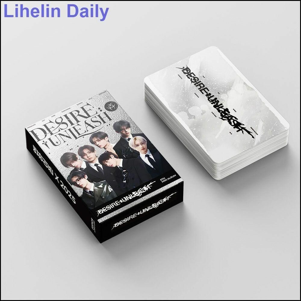 K-POP Kарточки ENHYPEN LOMO 55 шт. ENHYPEN альбом DESIRE UNLEASH Карты Кпоп фотокарта Энхайпен DESIRE UNLEASH постер Набор Kарточек
