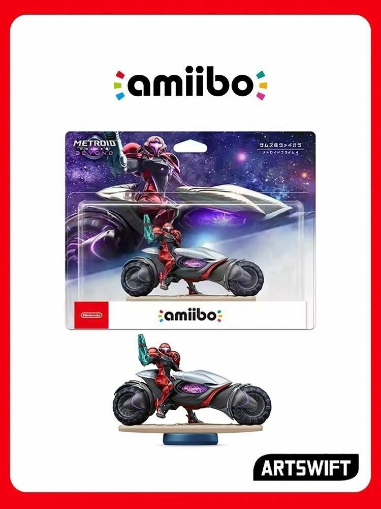 Эксклюзивная азиатская версия amiibo от Nintendo, фигурка Samus и Vi O La для Metroid Prime 4 Beyond