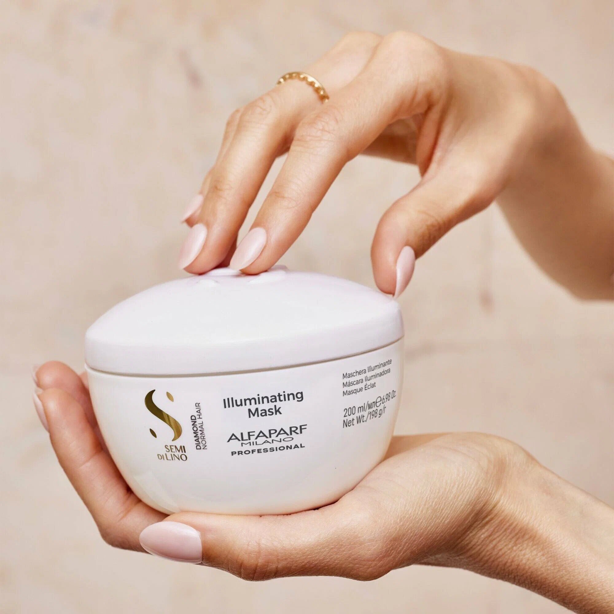 ALFAPARF MILANO/SEMI DI LINO DIAMOND/Маска д/блеска волос 200 мл