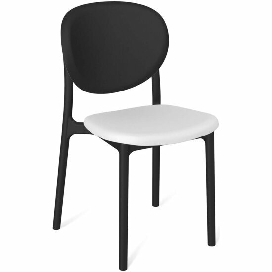 Стул Sheffilton SHT-S180 черный/белый