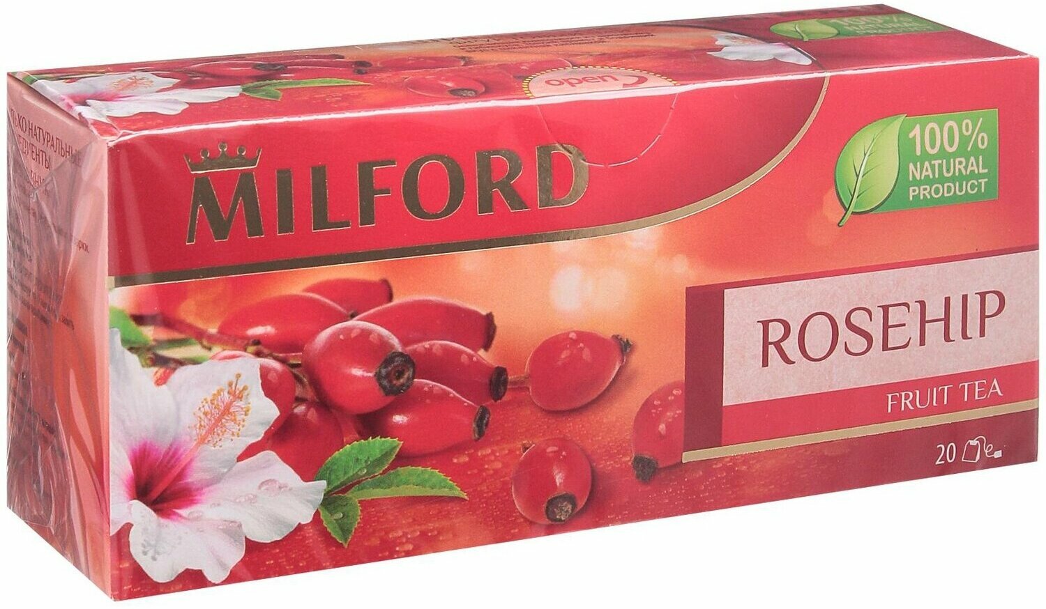 Чай пакетированный MILFORD Фруктовый Шиповник (2г х 20 пак) 40г