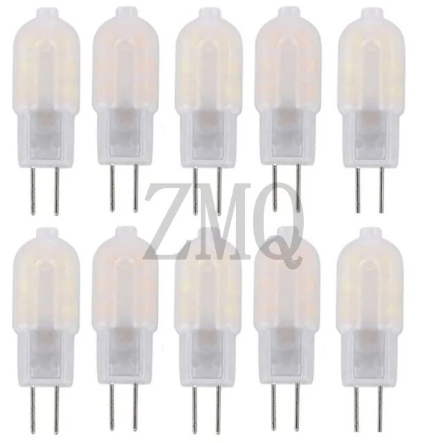 10 шт. LED лампы G4 3W, тёплый белый свет