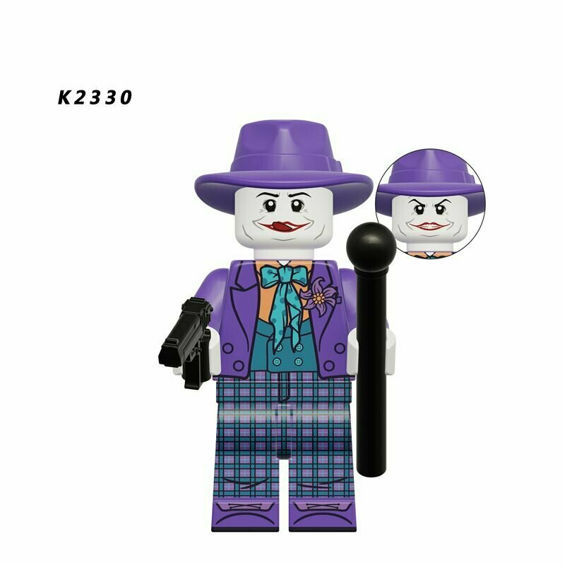 Набор минифигурок /The DC Universe, Batman. Joker. Mechanical Super Man. Two-Face/ 4.5cm-пакет /KDL851