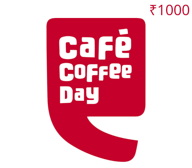Cafe Coffee Day INR 1000 Подарочная карта IN • для России • цифровой ключ