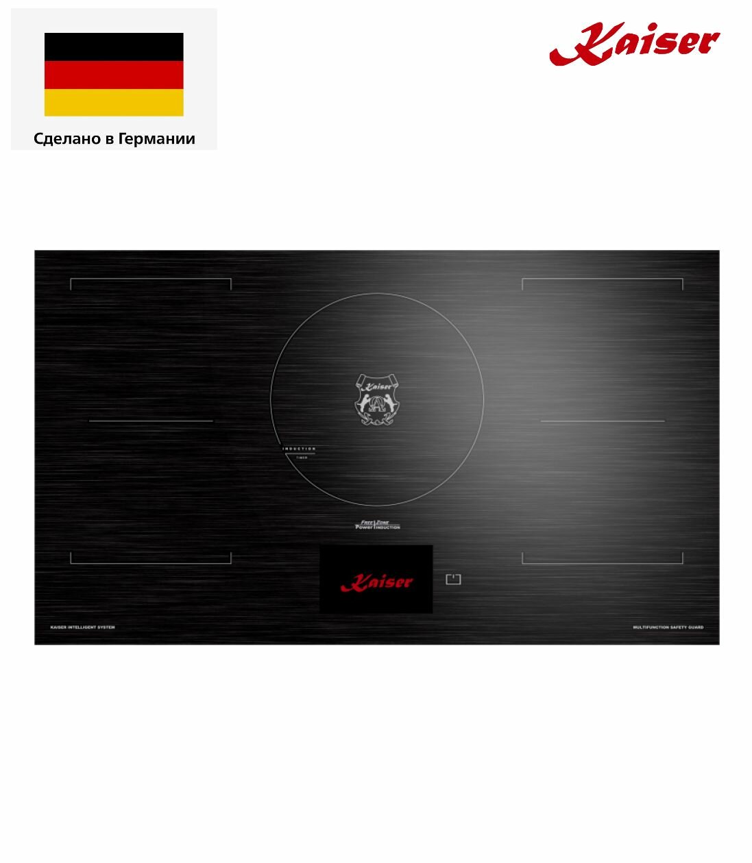 Индукционная варочная поверхность Kaiser 90*52 KCT 9140 FI графит