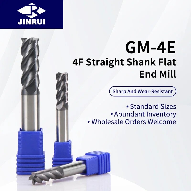 CHOWMASTER Твердосплавная концевая фреза JR GM 4E из вольфрамовой стали GM-4E-D4.0