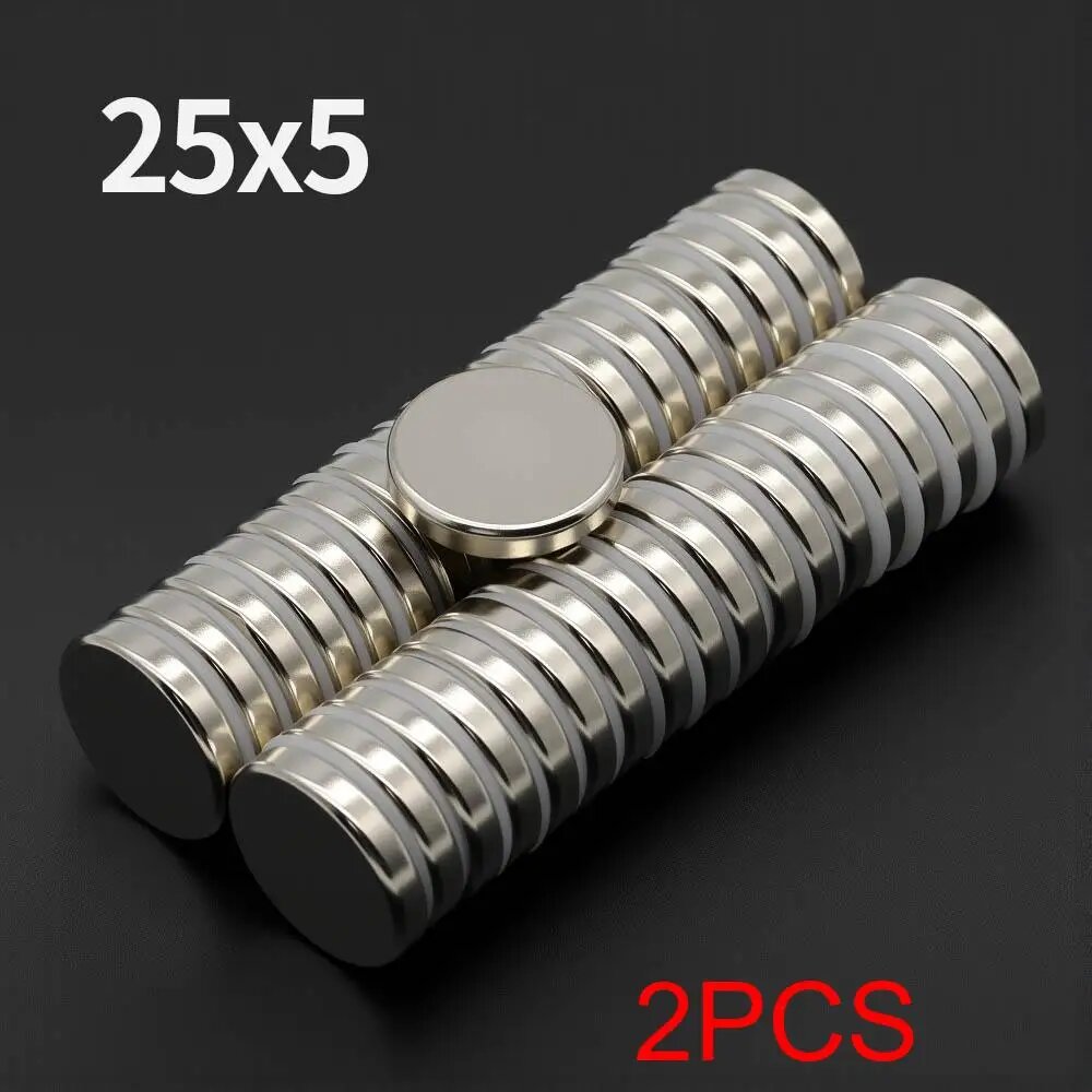 Неодимовые магниты N35 25x5 мм 25x5mm-2pcs