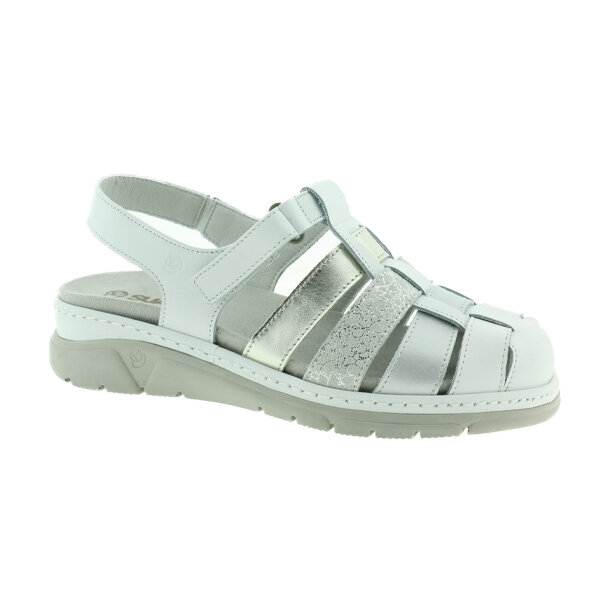 Обувь SUAVE Mostar женская (сандалии) арт.12519T-0101, 0503,1I13,1B03 белый/серебряный р.37