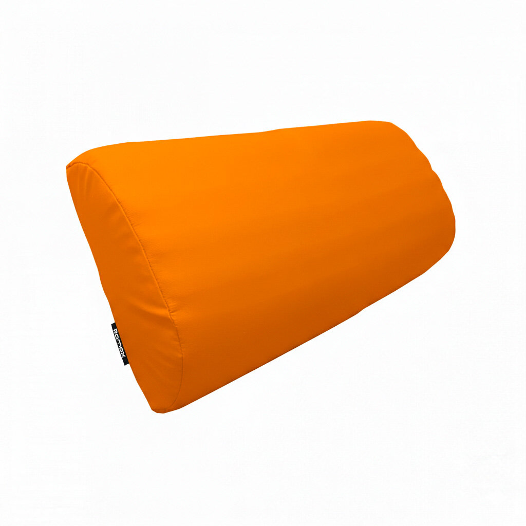 ROMAX ортопедический поясничный валик для стоматологического кресла оранжевый (эффект памяти Memory Foam, мембранная ткань)