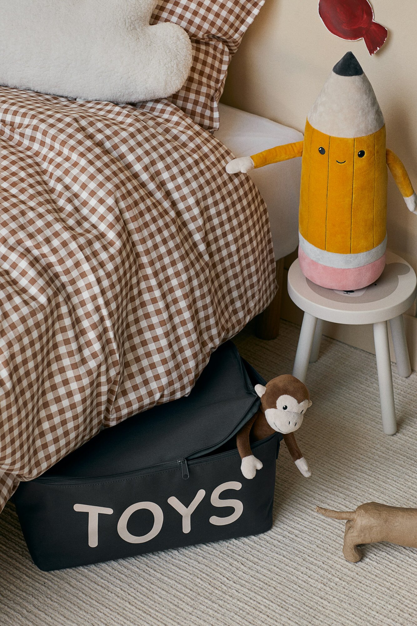 Контейнер для хранения H&M цвет Темно-серый 18x29x39 см