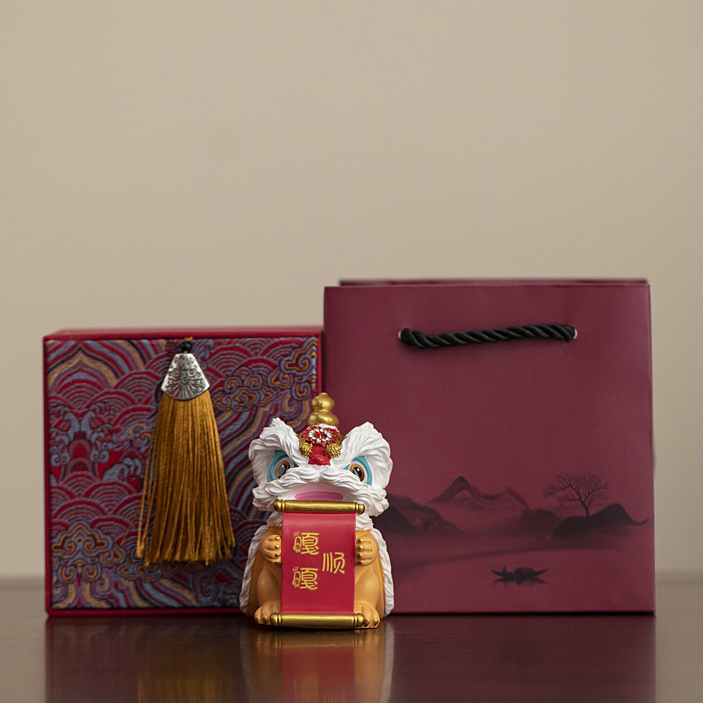 Креативные культурные украшения в китайском стиле с изображением танца льва, небольшие подарки на открытие магазина, новоселье, подарки для нового дома, сувениры и ответные подарки.