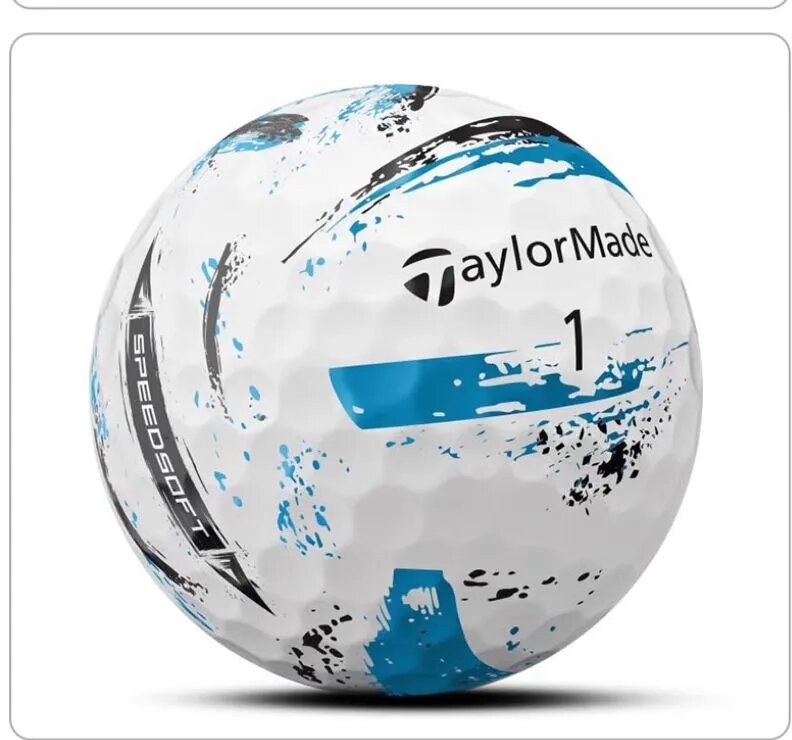 TaylorMade Speed Soft Ink Гольф мяч 12 шт Светло-синий — фото 1