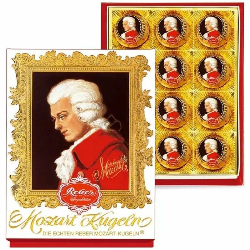 Шоколадные конфеты REBER 356 с горьким шоколадом, подарочная упаковка 240г