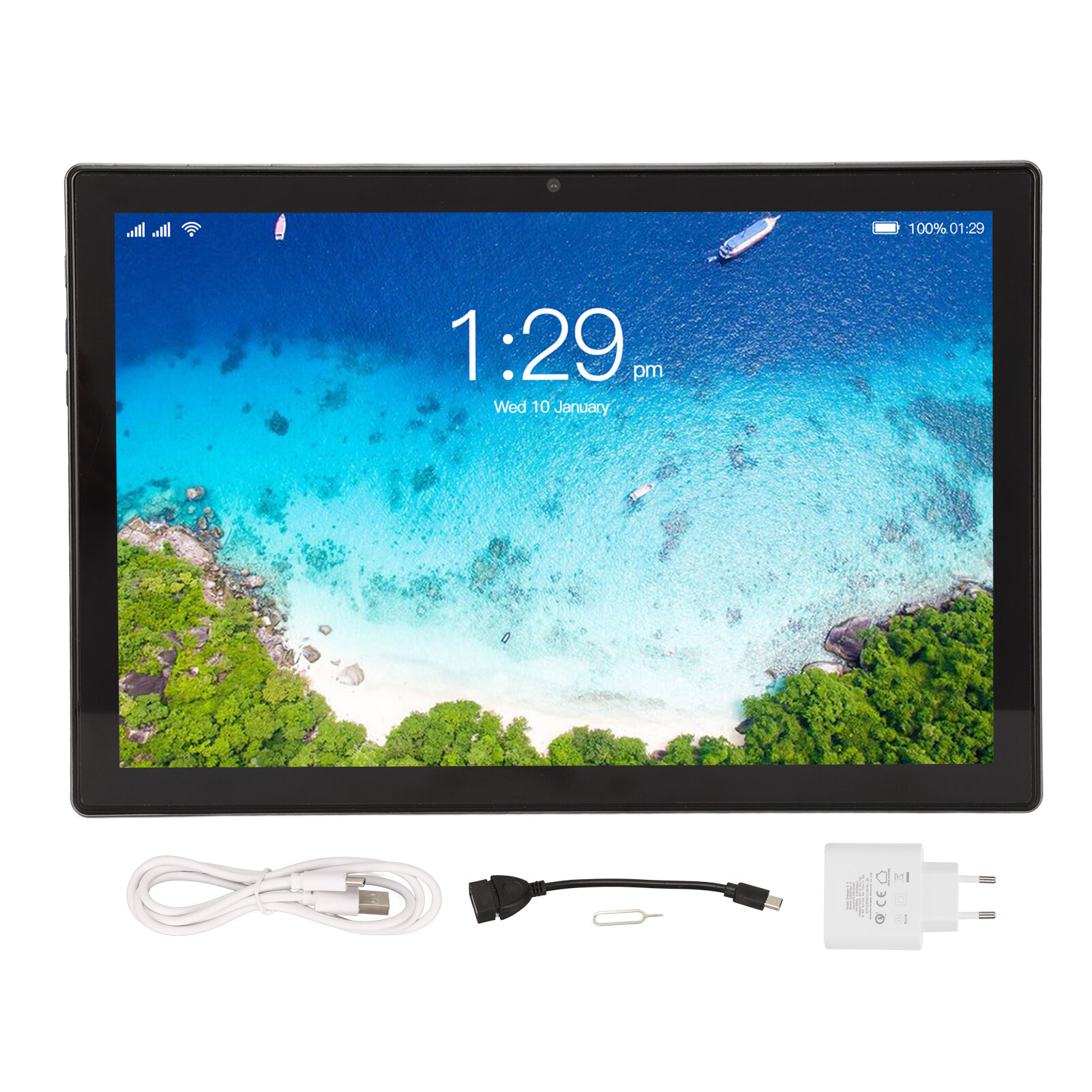 Планшет 10 4G, 2.4/5 ГГц WiFi, 4/64 ГБ, Android 10 2.4G 5G