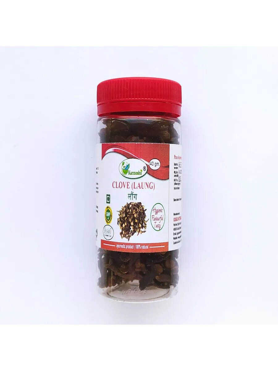 Гвоздика целая 40гр банка Кармешу