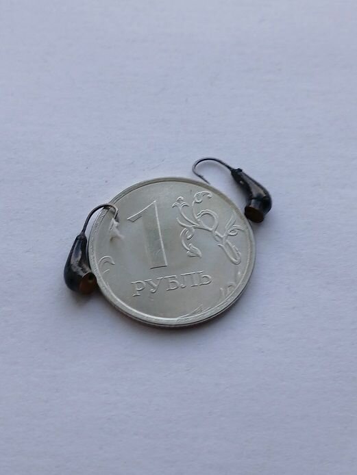 Мормышка рыболовная уралка вольфрам 0.57 грамм 2 штуки