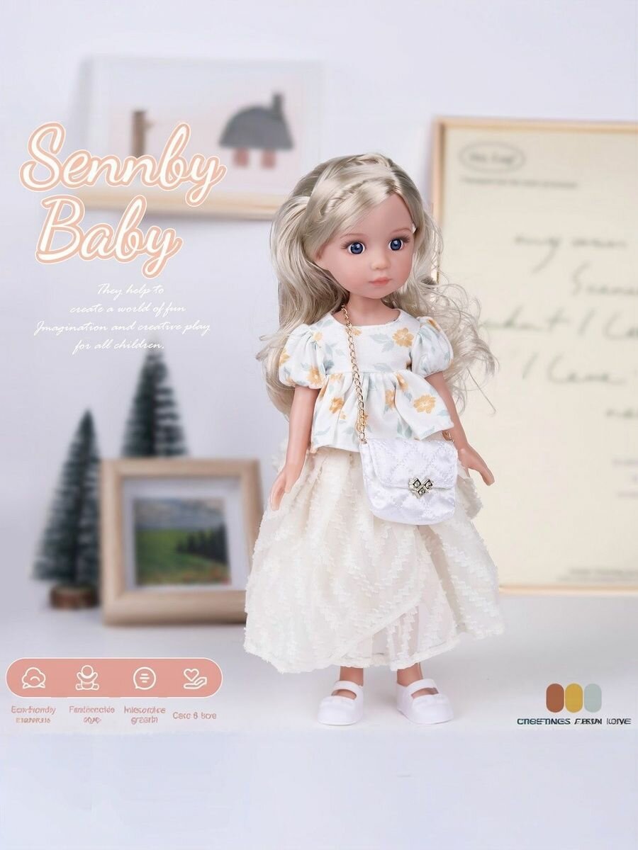 Кукла Sennby Baby 34см