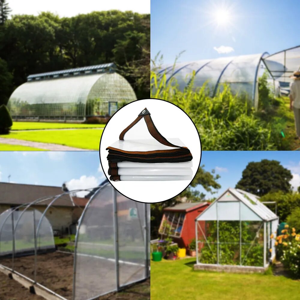 Армированная пленка PET-G пластик, 2x6 м, для теплиц, 1 шт