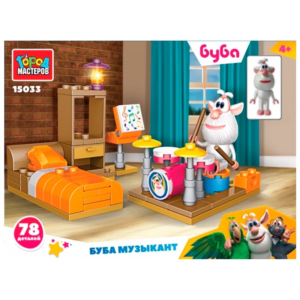 Конструктор Город Мастеров "Буба", Музыкант, 78 деталей