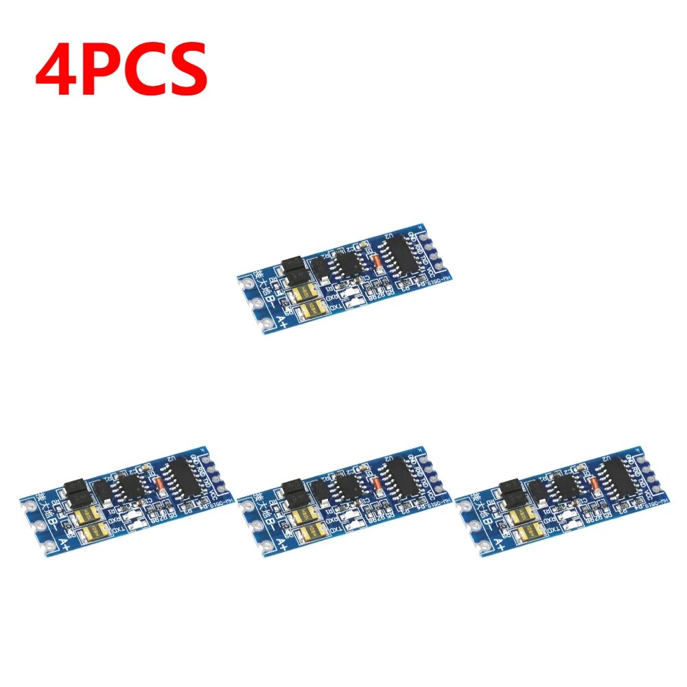 4шт Модуль TTL-RS485 Converter, Цвет: 4pcs