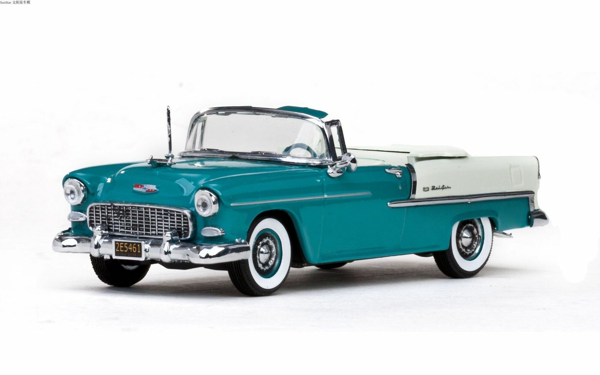 1/43 Модель автомобиля Vitesse из литого металла 1955 Chevrolet Corvette Bel Air 36320