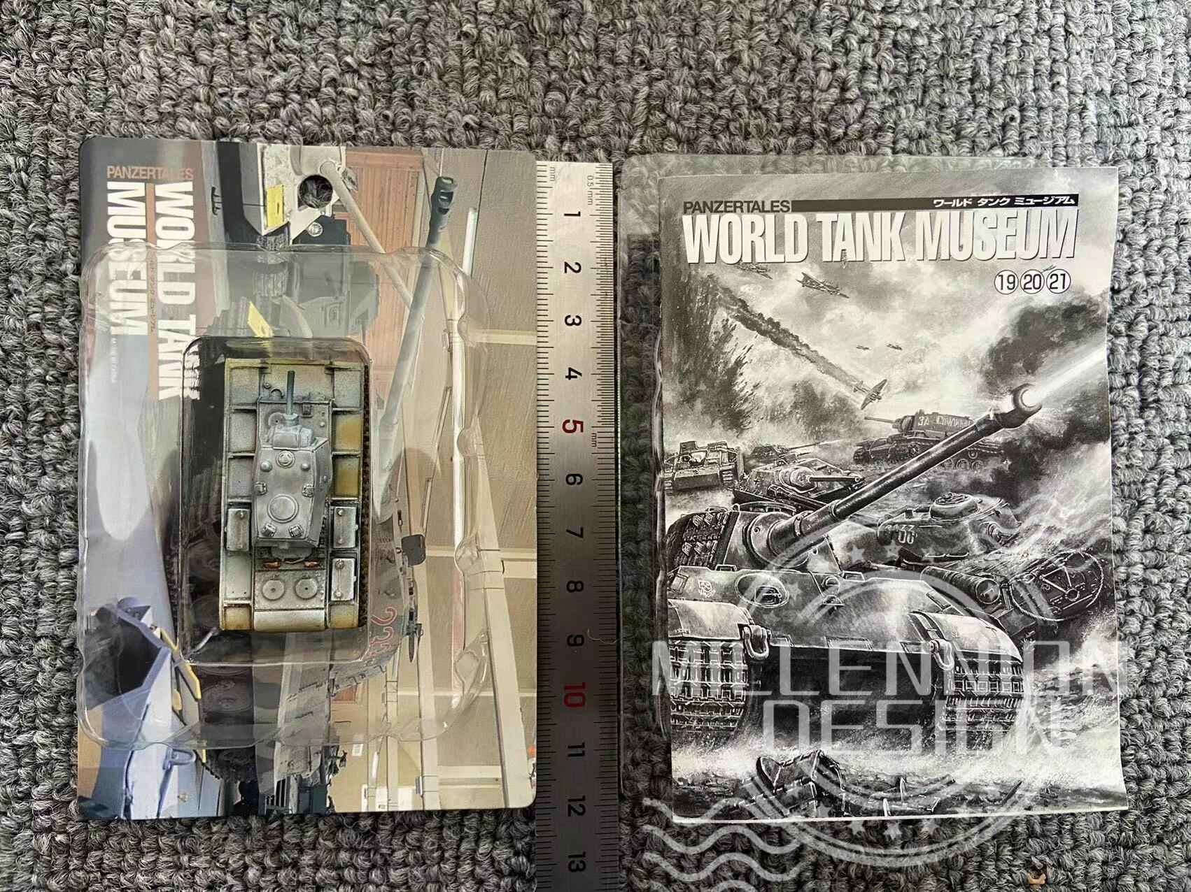 Танк Музей Мира 1:144, коллекционная модель в масштабе(20-КВ-1Цвет снега)