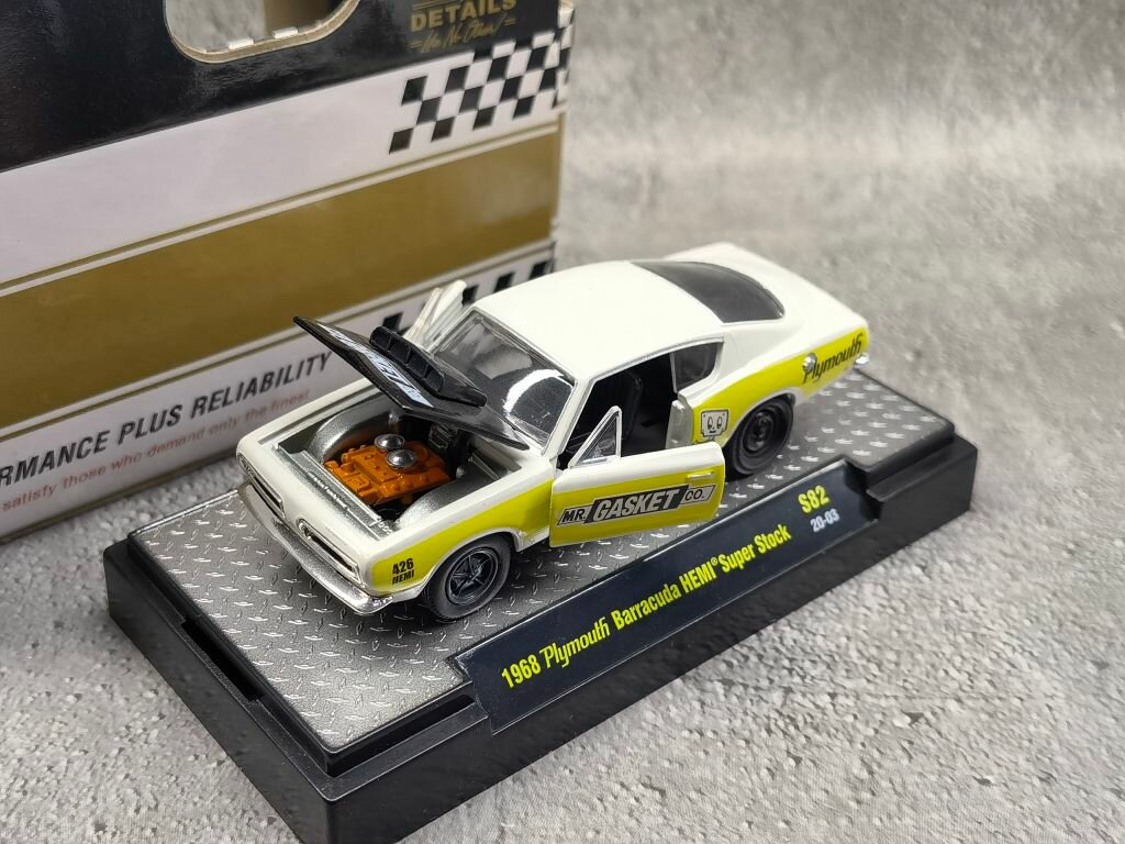 Модель мускул-кара M2 Mach Plymouth Ford Chevrolet Dodge в масштабе 1:64, изготовленная из литого под давлением металла