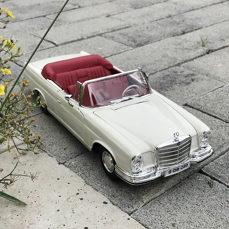 Meichitu 1:18 Масштаб 1967 Mercedes-Benz 280SE Литая модель