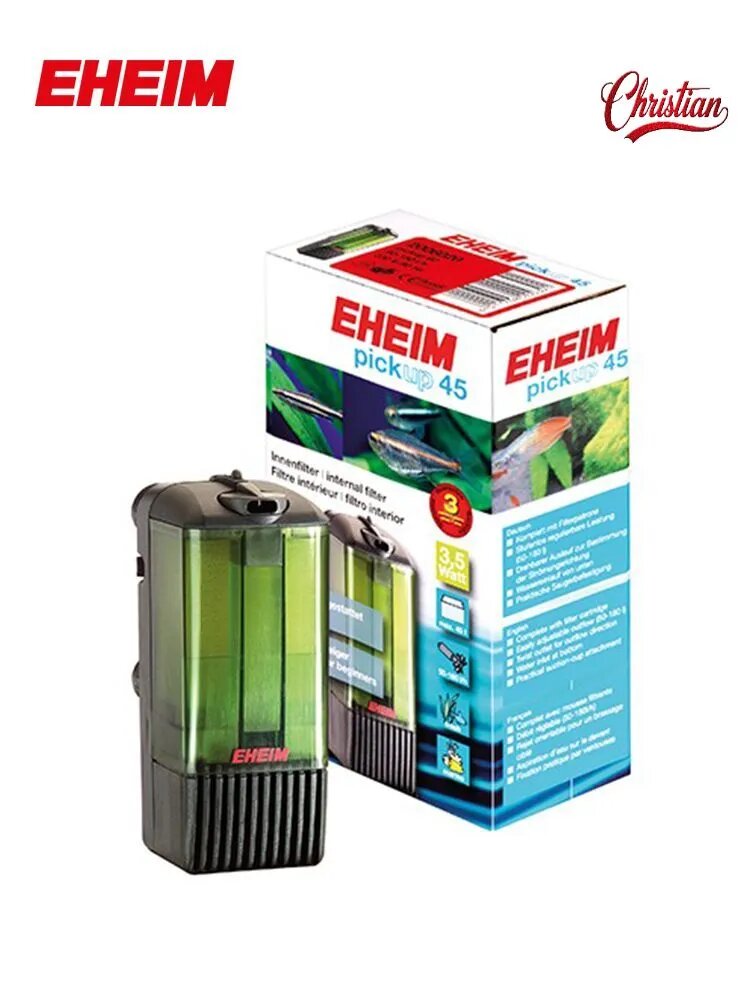 EHEIM pickup 45 - внутренний фильтр для аквариума, биологическая очистка, губка, 180 л/ч, ABS пластик