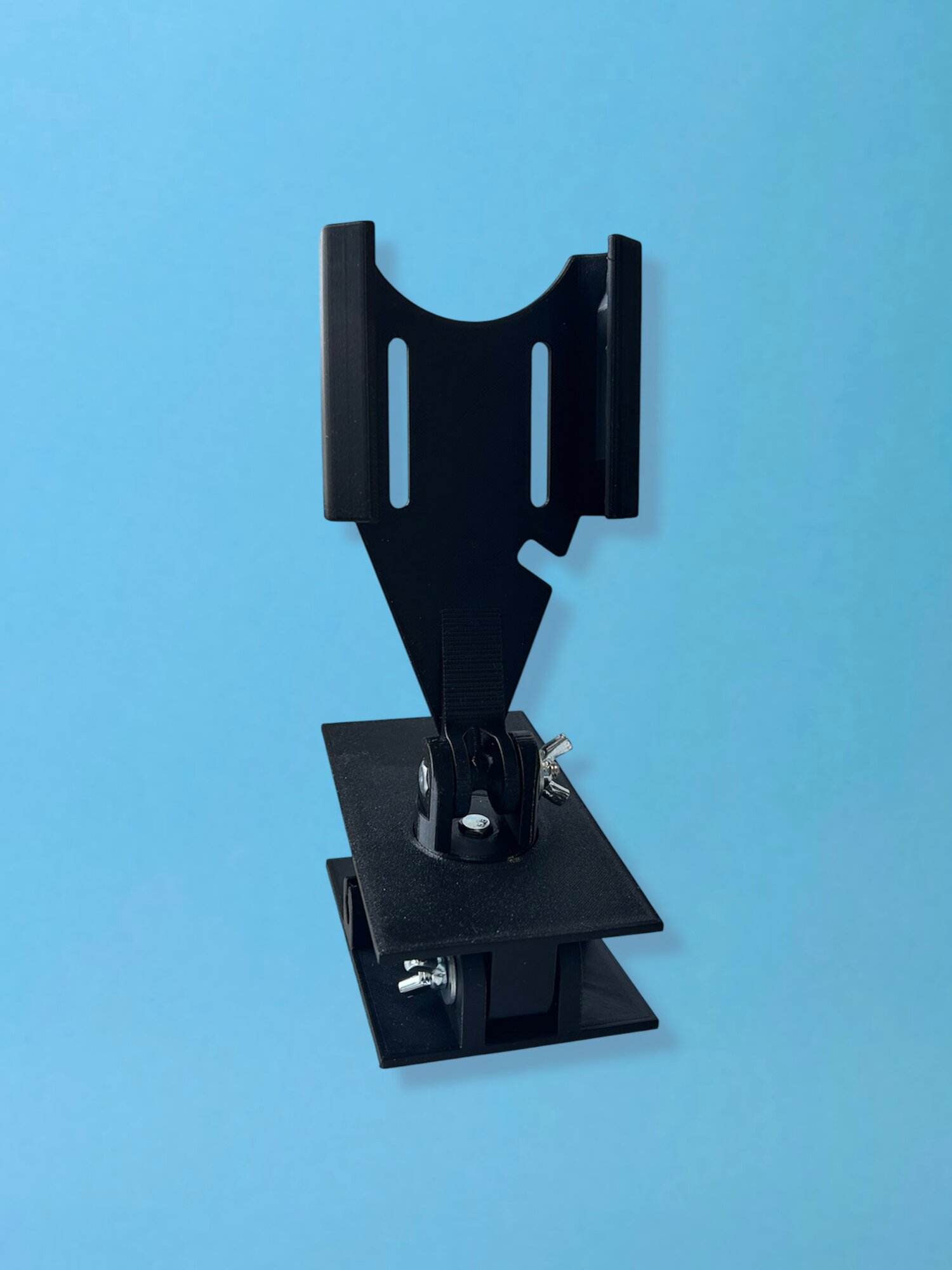 Держатель на лодку ПВХ для эхолота Практик 8 макс(MAX), черный