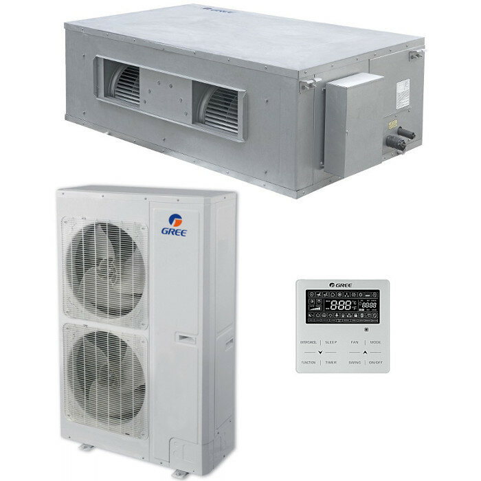 Канальный кондиционер Gree FGR20Pd/DNa-X, 20 BTU, площадь 200м², инверторный