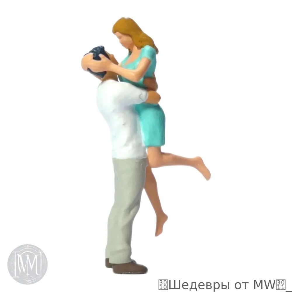 Фигурки для диорамы 1:64, пара обнимающихся людей, ручная работа, миниатюрный декор для макета