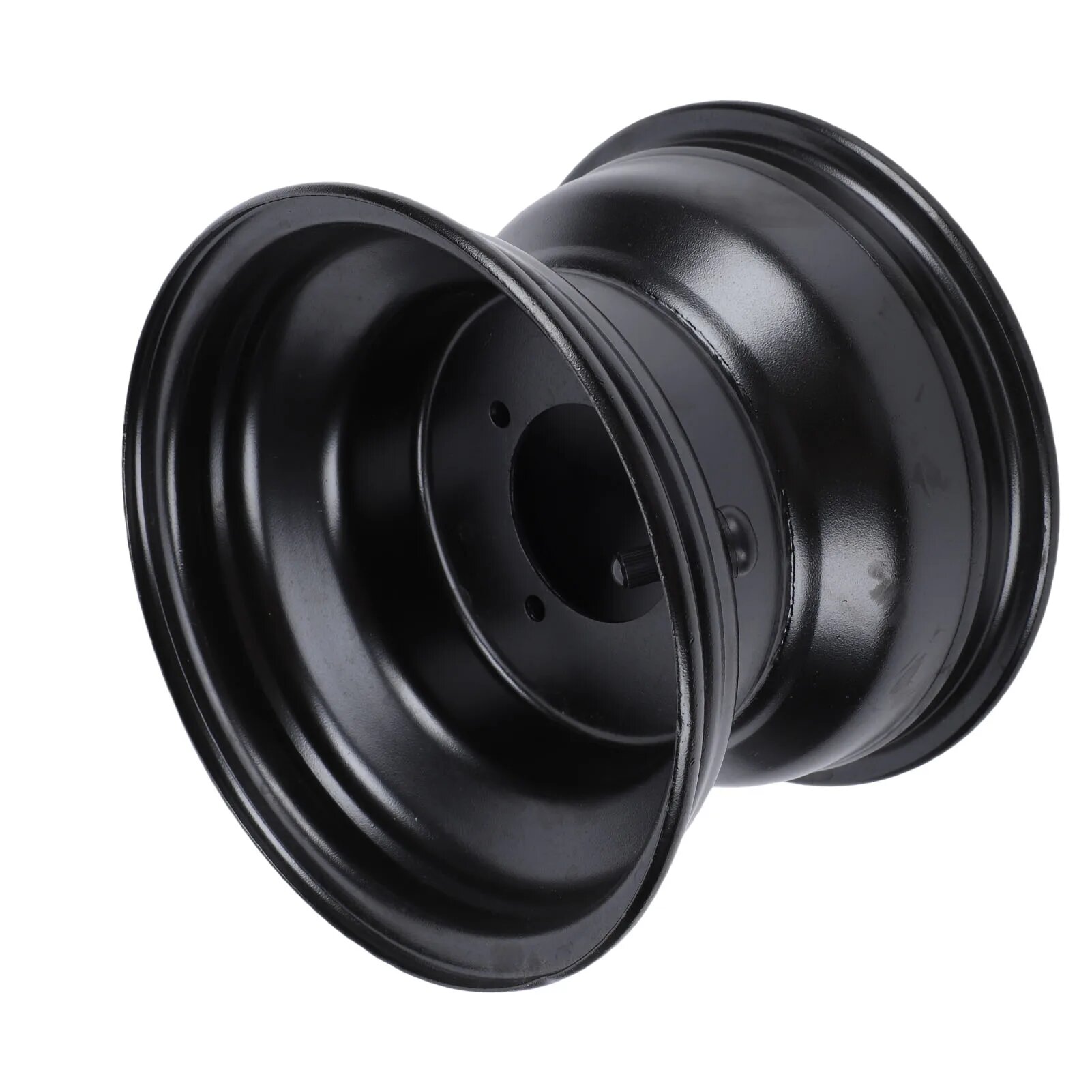 18X9.50-8 Задний колесный диск для квадроцикла, стальной, с черным покрытием, 4 отверстия, 8 дюймов, для картинга, квадроцикла, мотоцикла, газонокосилки