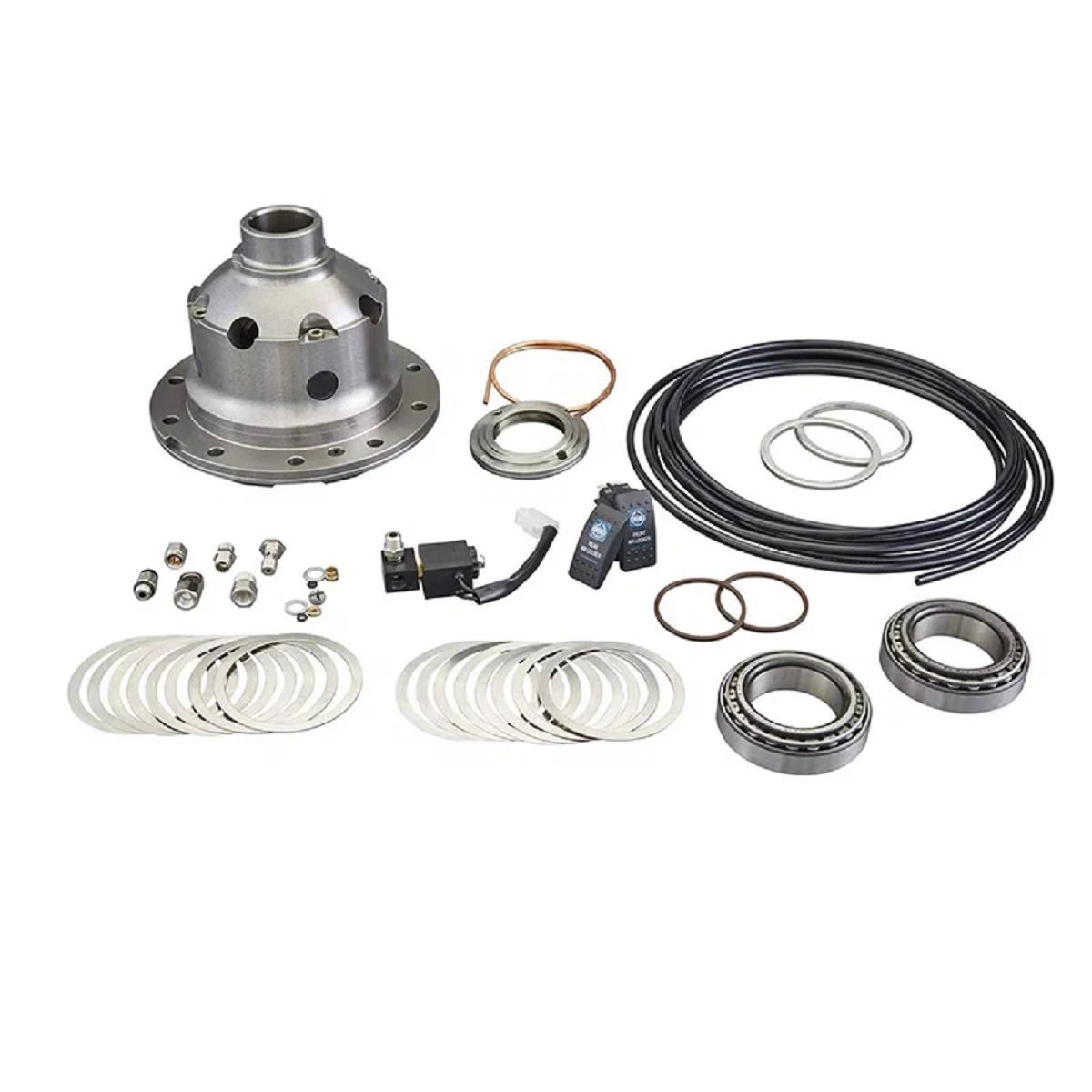 Блокировка переднего дифференциала HF пневматическая (без компрессора) для Suzuki Jimny 1998-2003, 22 шл, 8 болтов, 8"RG