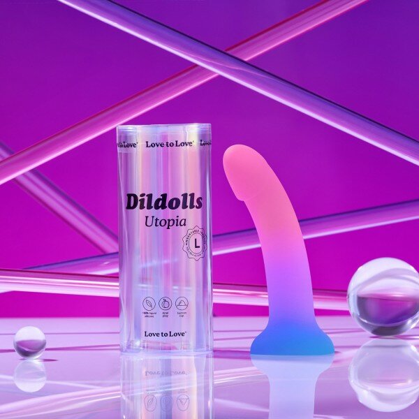 Фаллоимитатор из жидкого силикона DILDOLLS UTOPIA L 17,5 x 3,9 см