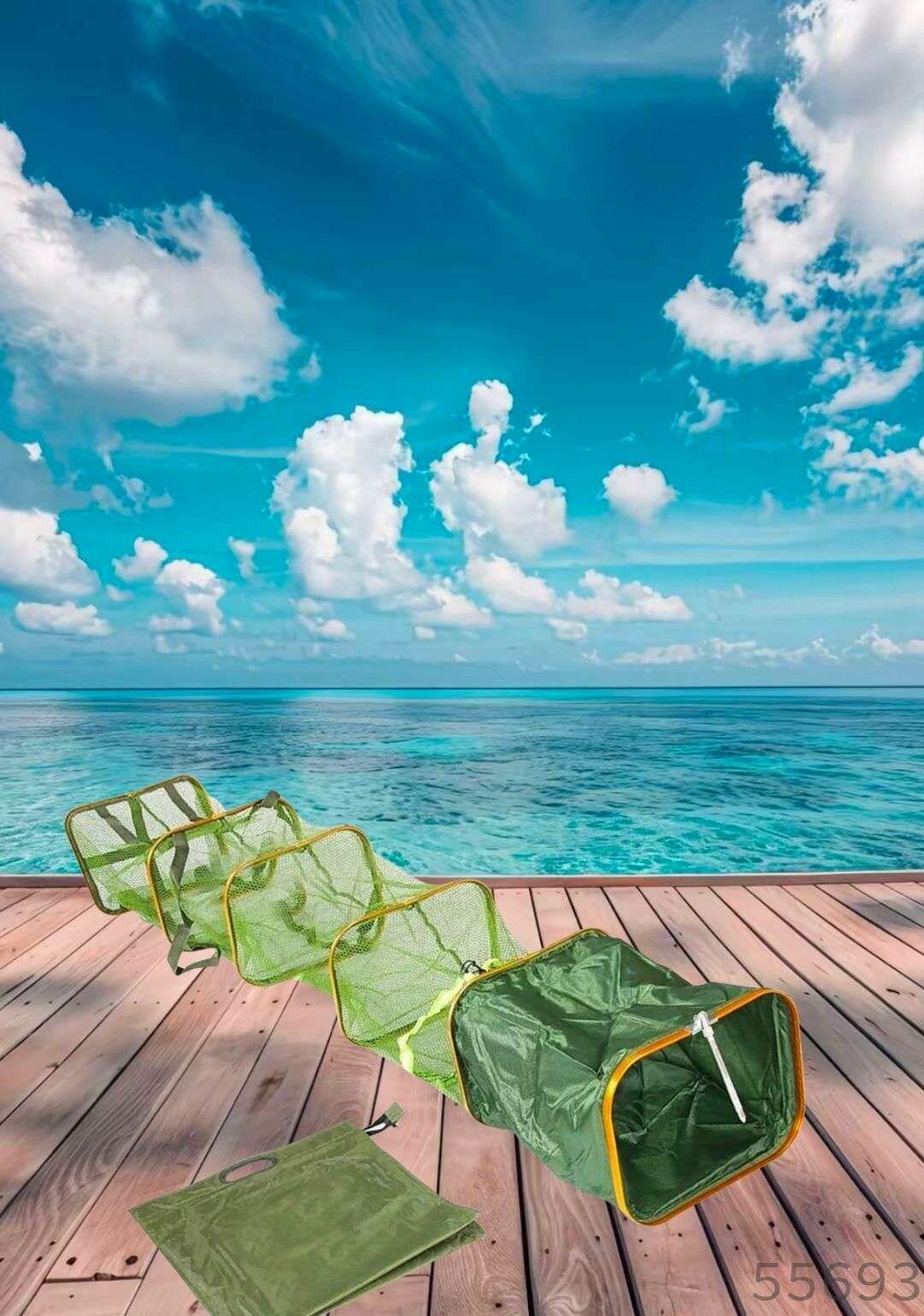 Садок квадратный 33x45см L-400см прорезиненный