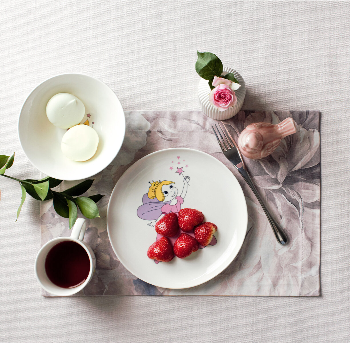 Набор посуды STENOVA HOME Princess 3 предмета фарфор