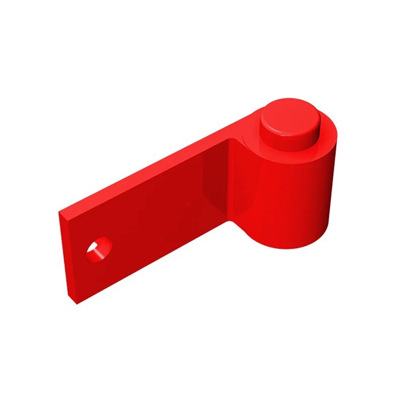 Gobricks строительные блоки 1x3 пластик 10 шт. Красный, 010