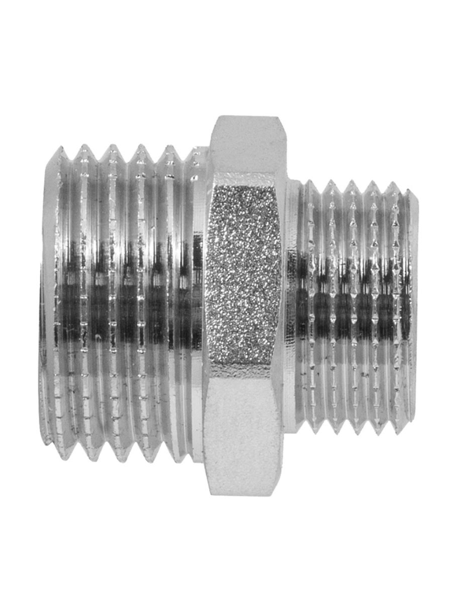 Ниппель (бочонок) переходной 3/4" x 1/2" НР