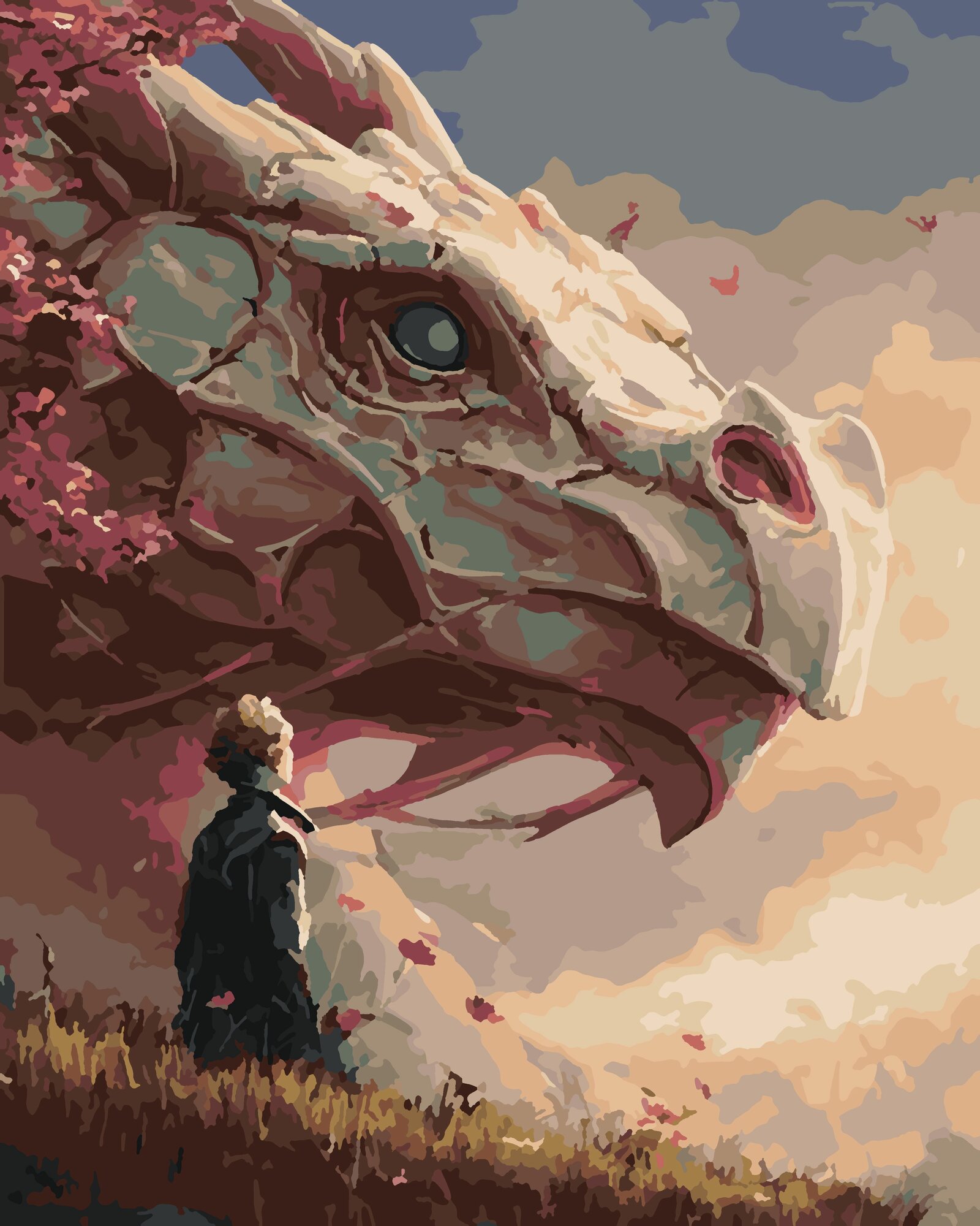 Картина по номерам Шепот дракона