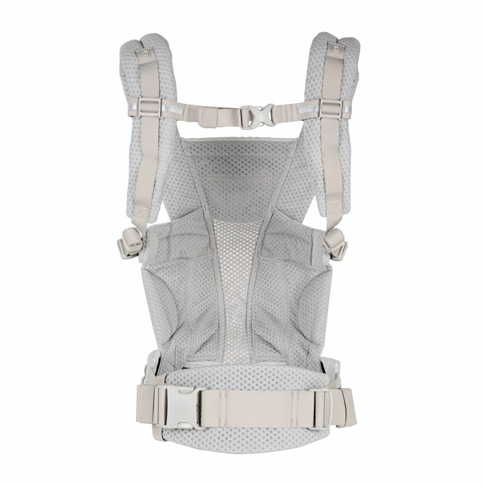 Эргорюкзак- хипсит для малышей от 0 / Ergobaby OMNI Breeze - Pearl Grey/ сумка рюкзак для мамы