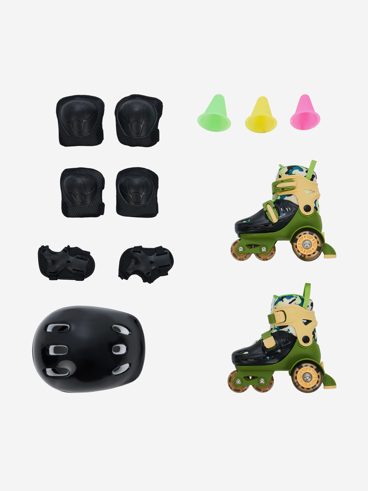 Набор детский: роликовые коньки, шлем, комплект защиты Street Runner