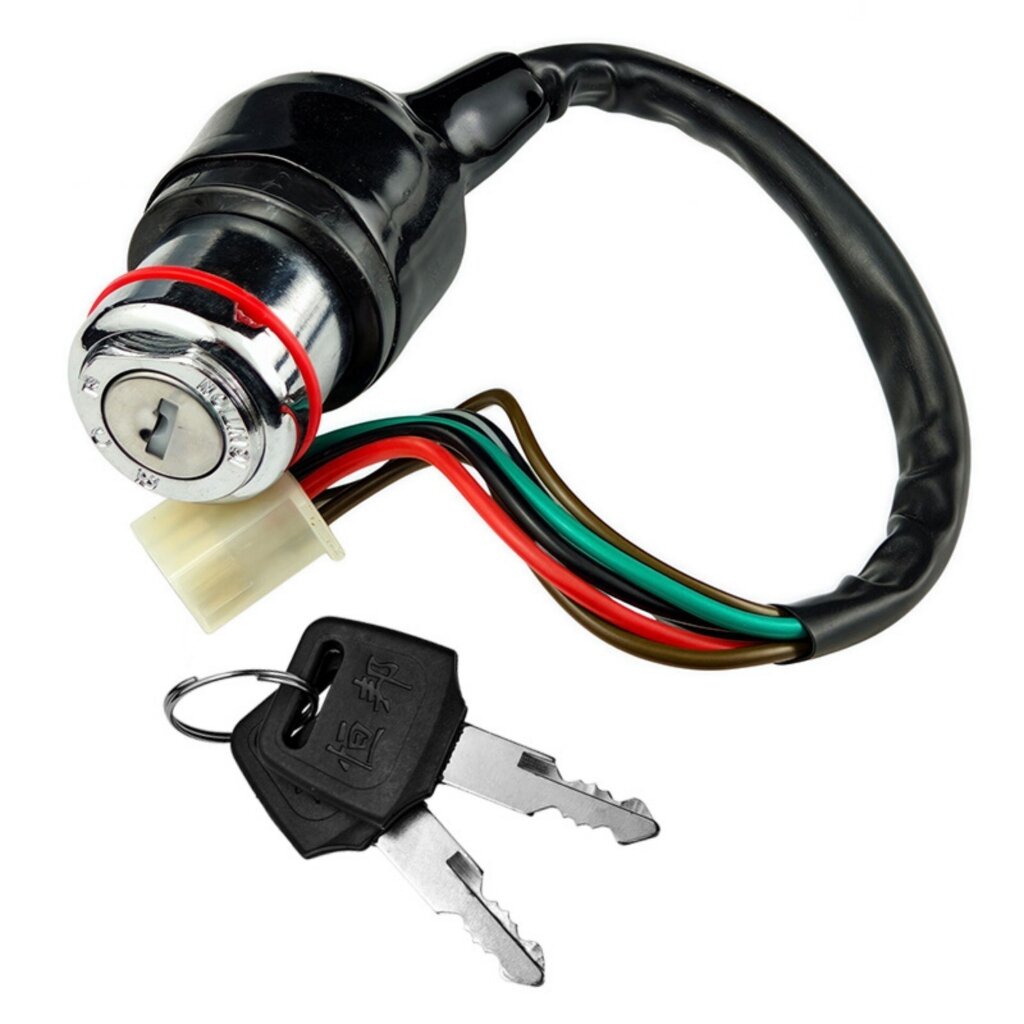 Универсальные Переключатели Зажигания Мотоциклов Прочная Металлическая Конструкция Ключ Зажигания Электрического велосипеда Подходит для GN125