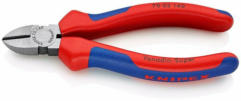 Бокорезы L-140мм твердость кромок 62 HRC черн. Knipex KN-7002140