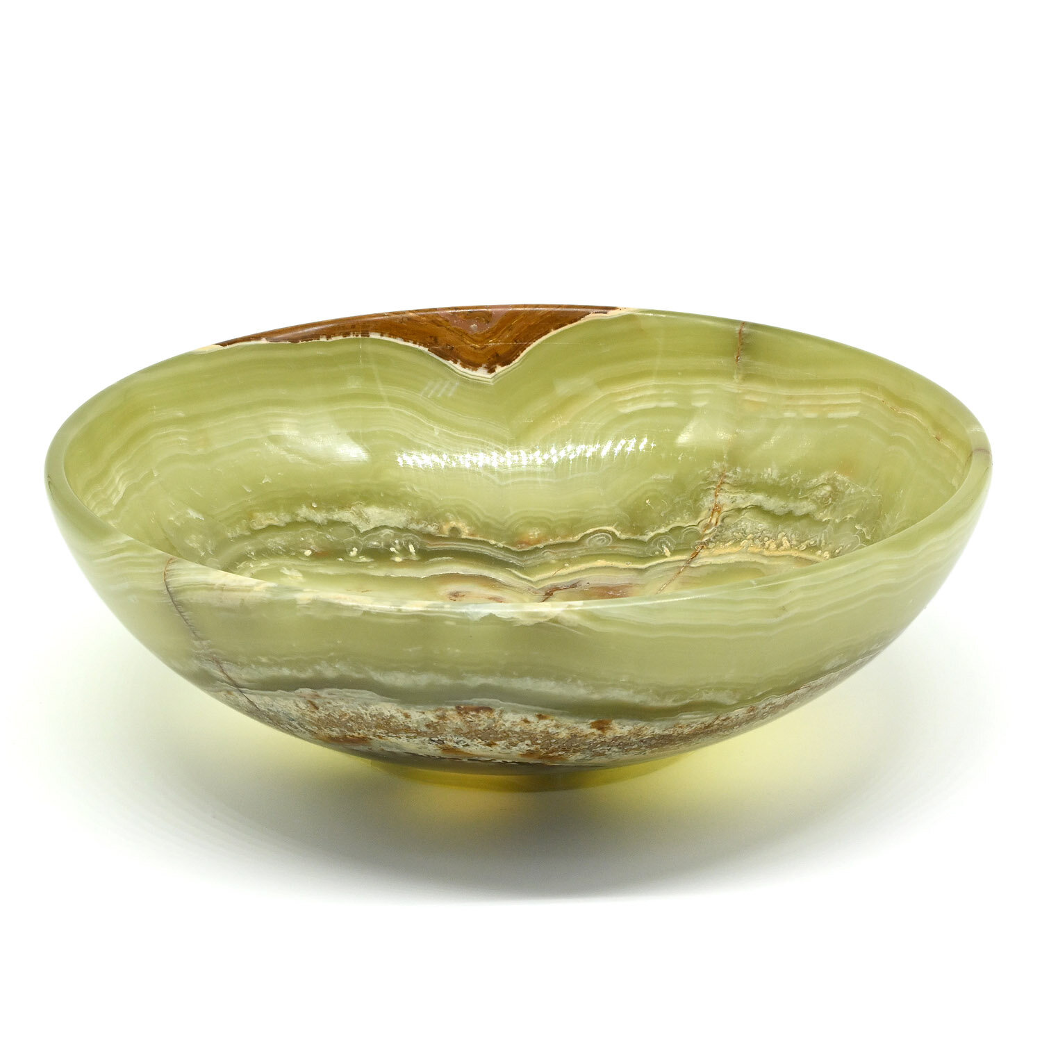 Блюдо из камня оникс "Салатник" 1000мл 200*200*60мм .