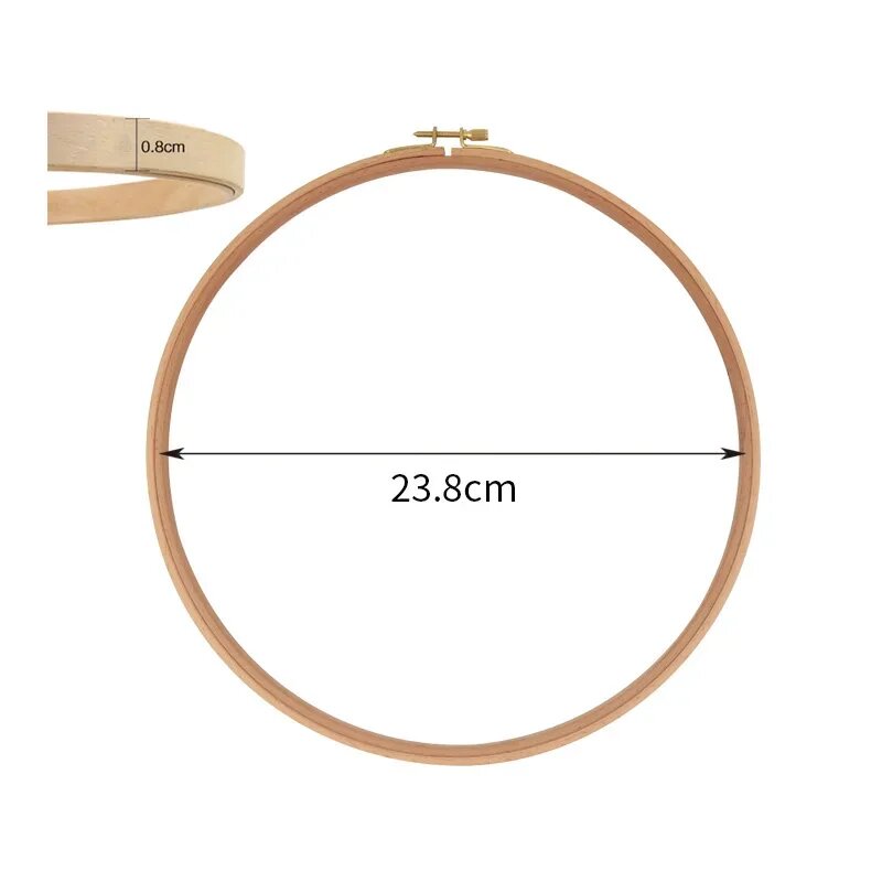 Пяльцы для вышивания 23.8 см, цвет 9 inches